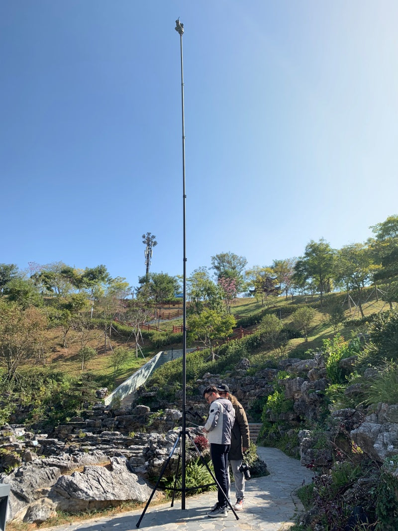 Photography Poles Are Using For Elevated Photography